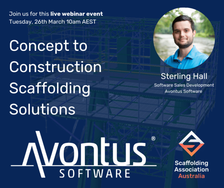 Webinar: Concept to Construction Scaffolding Solutions - Scaffolding Association Australia