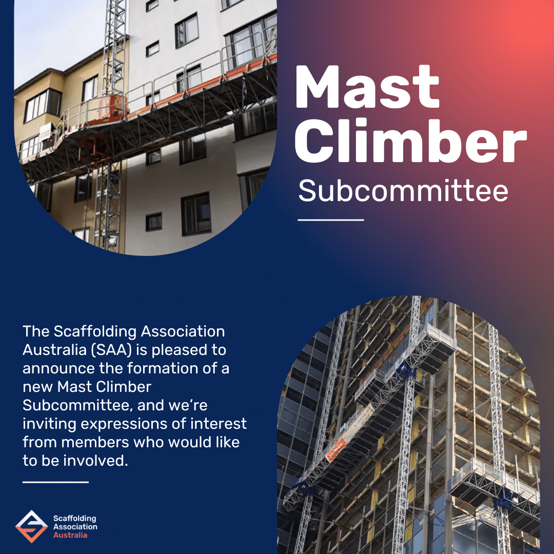 SAA Launches New Mast Climber Subcommittee - Scaffolding Association ...